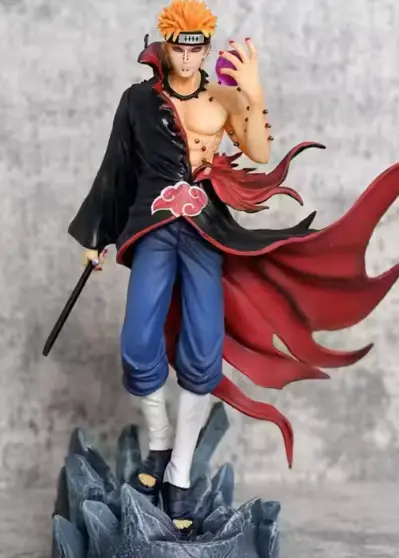 Naruto Pain Action Figure | 25cm Akatsuki Anime Collectible | PVC ...